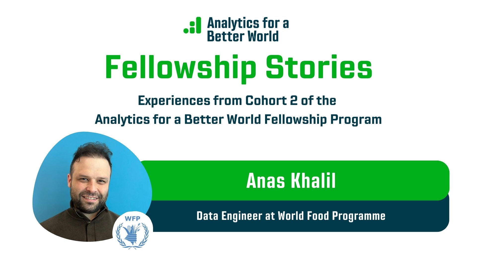 ABW Fellowship Stories: Anas Khalil - Analytics for a Better World